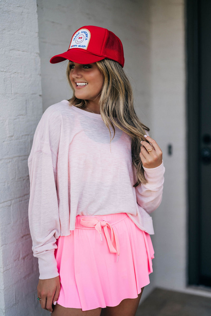 On Point Sporty Skort - Barbie Pink – cocolillys